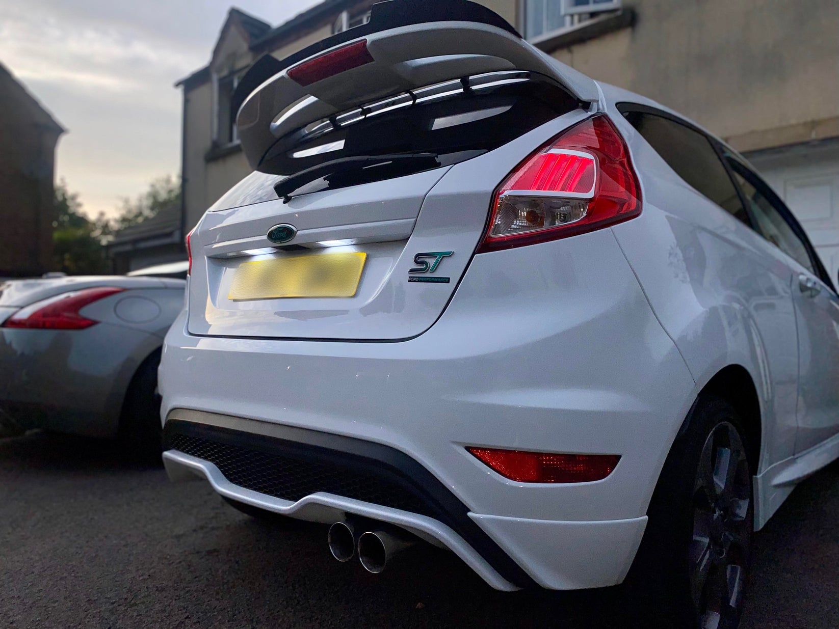 Fiesta MK7 MK7.5 Spoiler Black extensions Design 1 – JMmotorsport